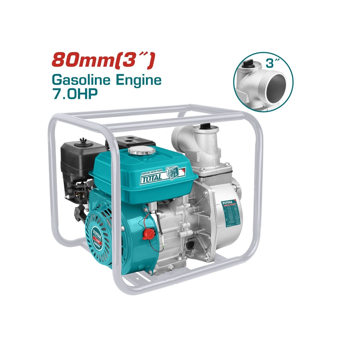 TOTAL ΑΝΤΛΙΑ ΝΕΡΟΥ ΒΕΝΖ/ΝΗΤΗ 3" / 208cc / 7HP