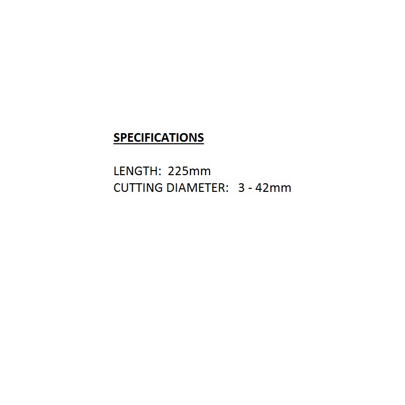 TOTAL PVC PIPE CUTTER 225mm