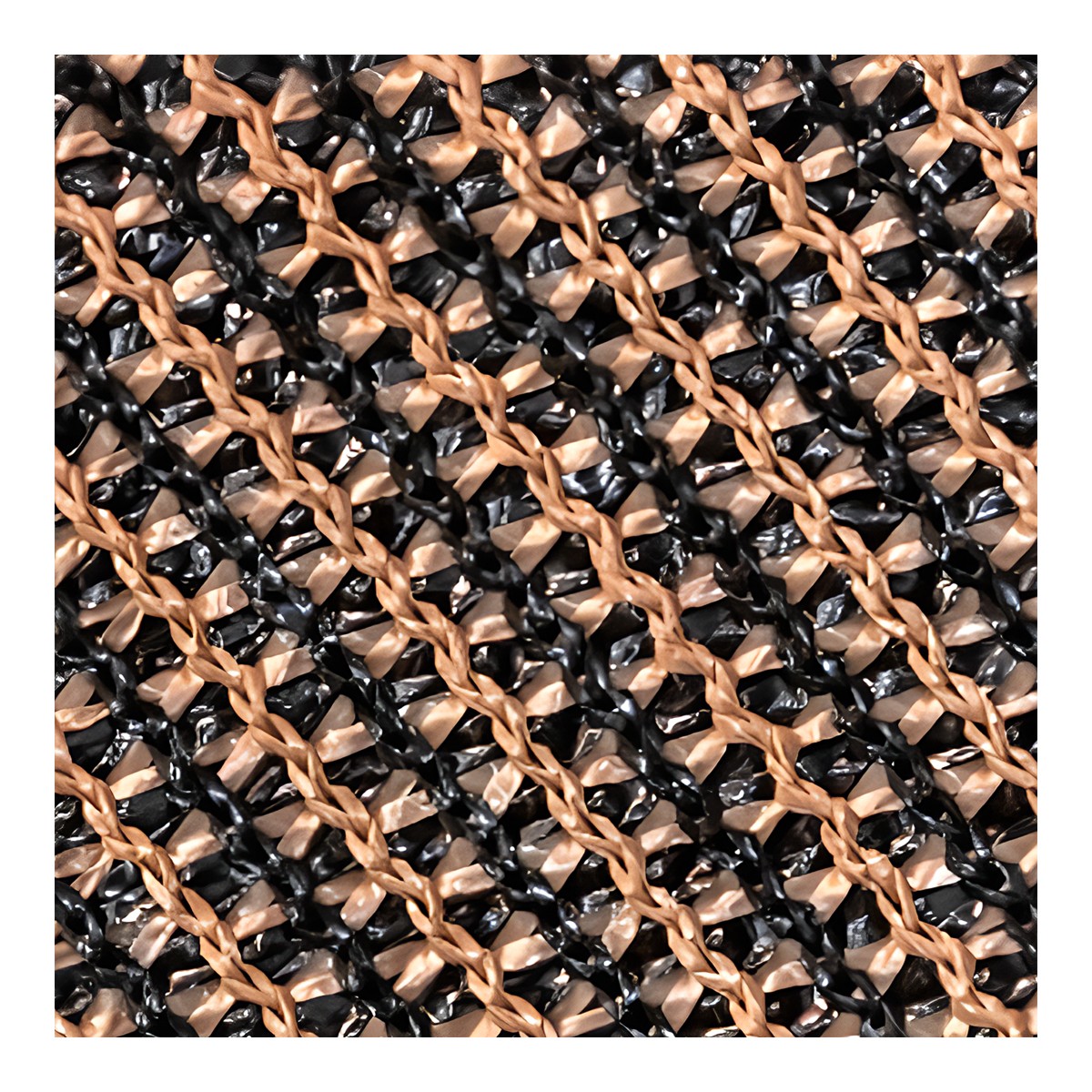 SHADE NET BROWN/BLACK 95% 2MX45M