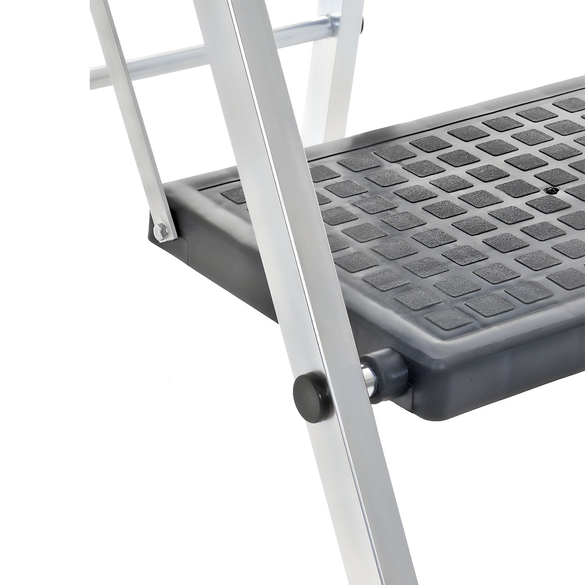 GALVANIZED LADDER-STOOL ACCESS