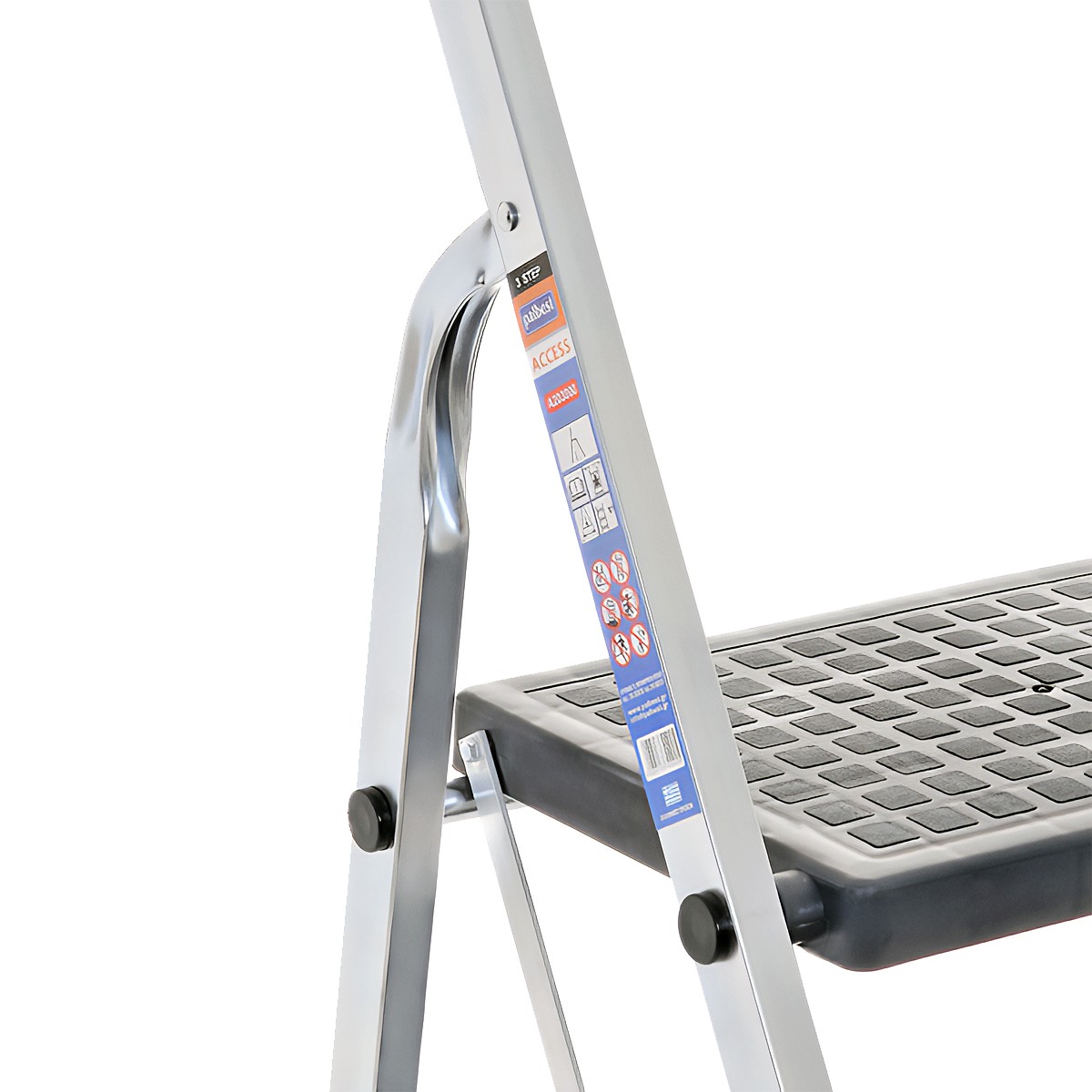 GALVANIZED LADDER-STOOL ACCESS